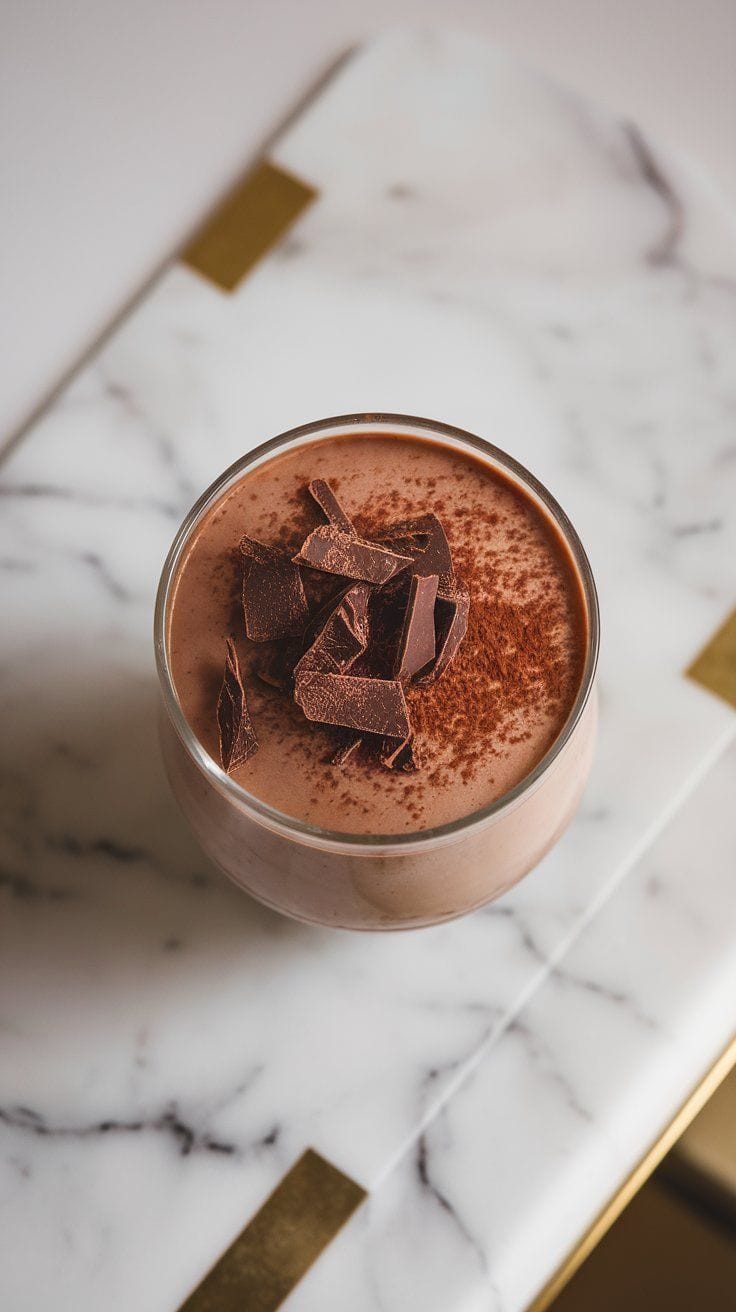 Chocolate Cottage Cheese Pudding