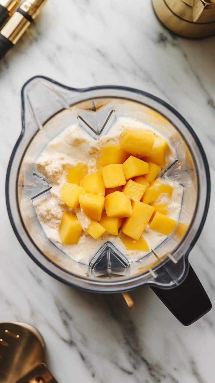 Cottage Cheese Mango Pudding - Tressvibe
