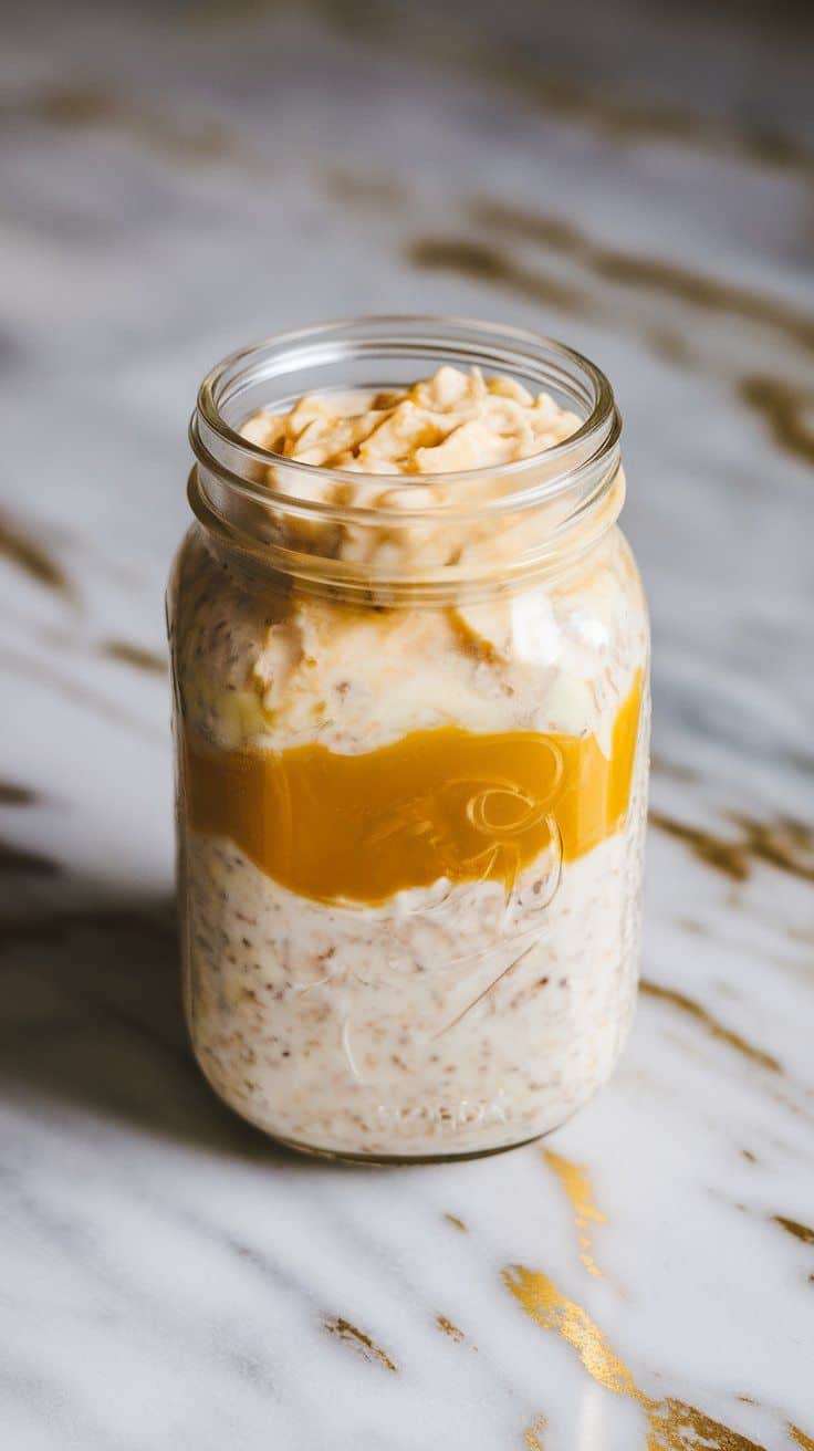 Lemon Curd Overnight Oats 🍋🥣
