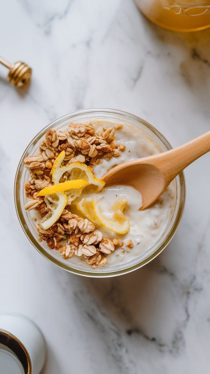 Lemon Curd Overnight Oats