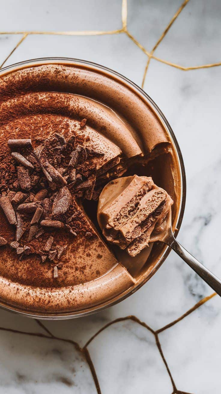 Mocha Biscuit Pudding