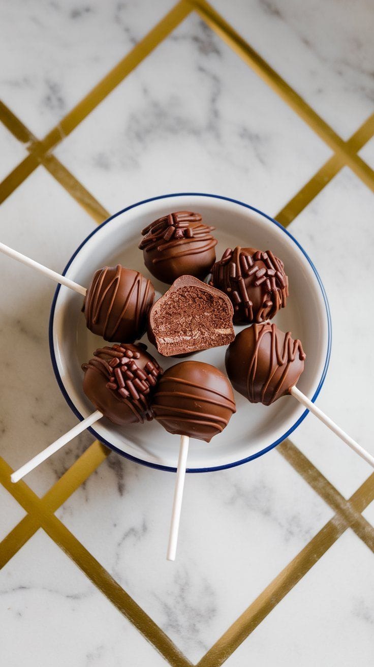 Starbucks Copycat Chocolate Cake Pop