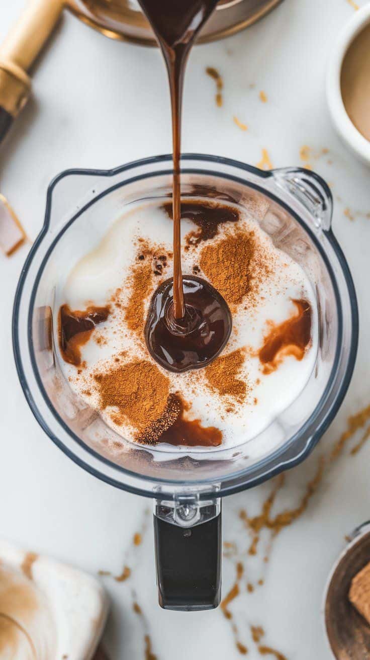 Starbucks Copycat Chocolate Cinnamon Churro Frappuccino
