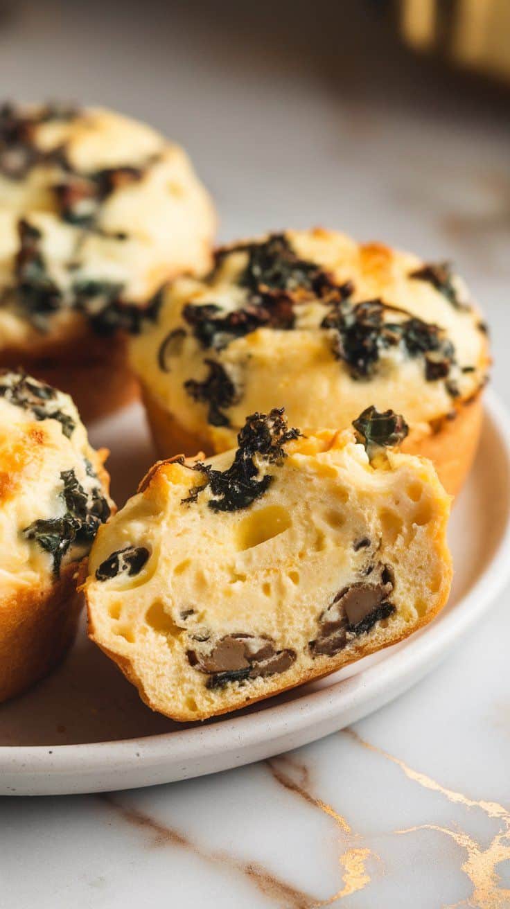 Starbucks Copycat Kale & Mushroom Egg Bites