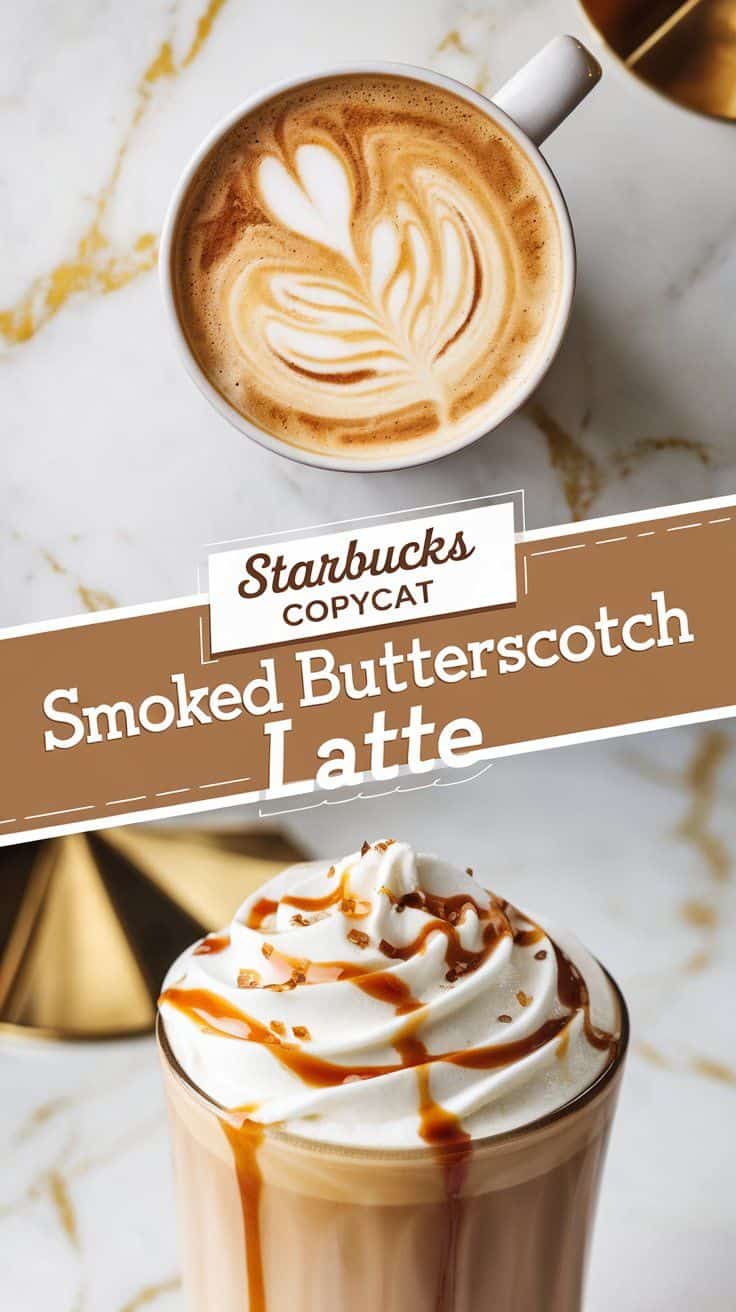 Starbucks Copycat Smoked Butterscotch Latte