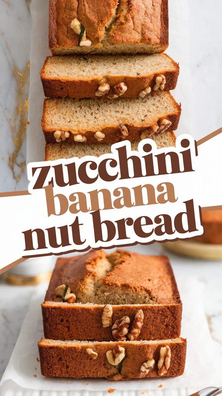 Zucchini Banana Nut Bread