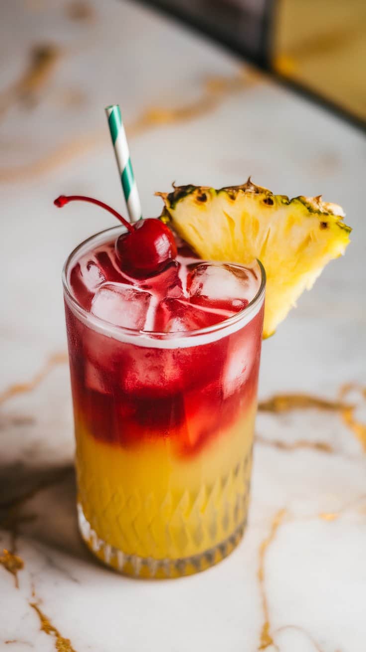 Tropical Bay Breeze Cocktail