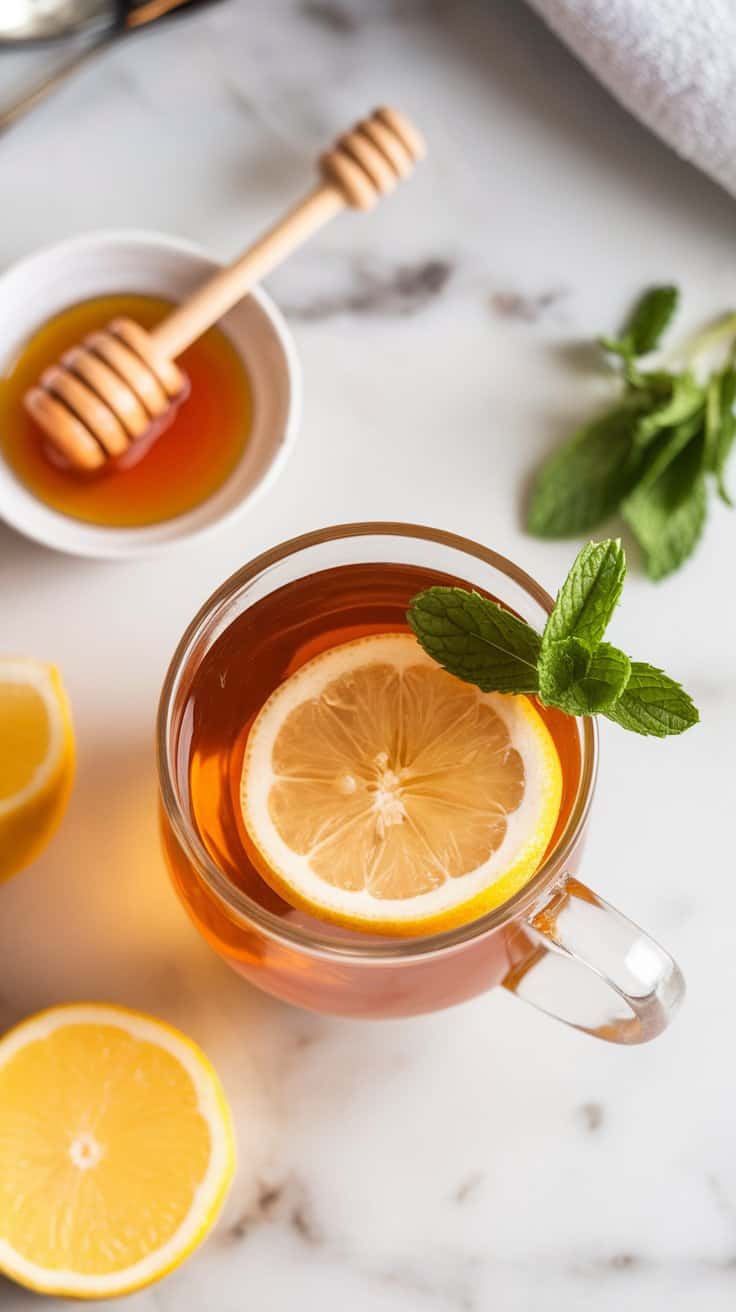 Starbucks Copycat Honey Citrus Mint Tea 🍯🍋🌿
