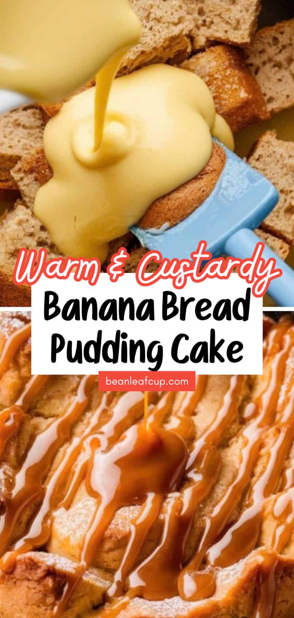 Banana Bread Pudding Cake