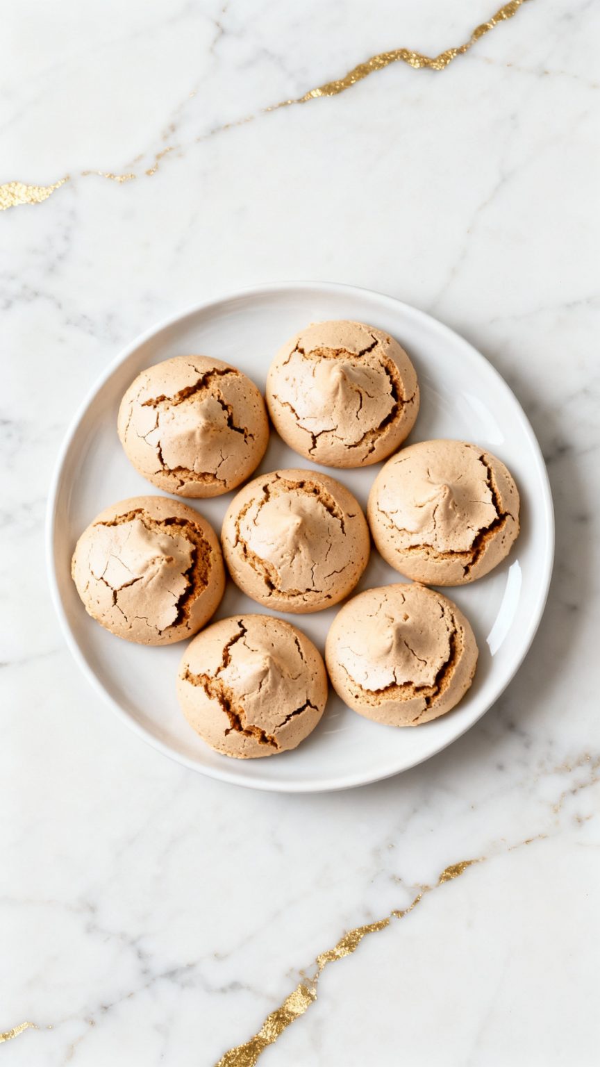 Crispy Coffee Meringues