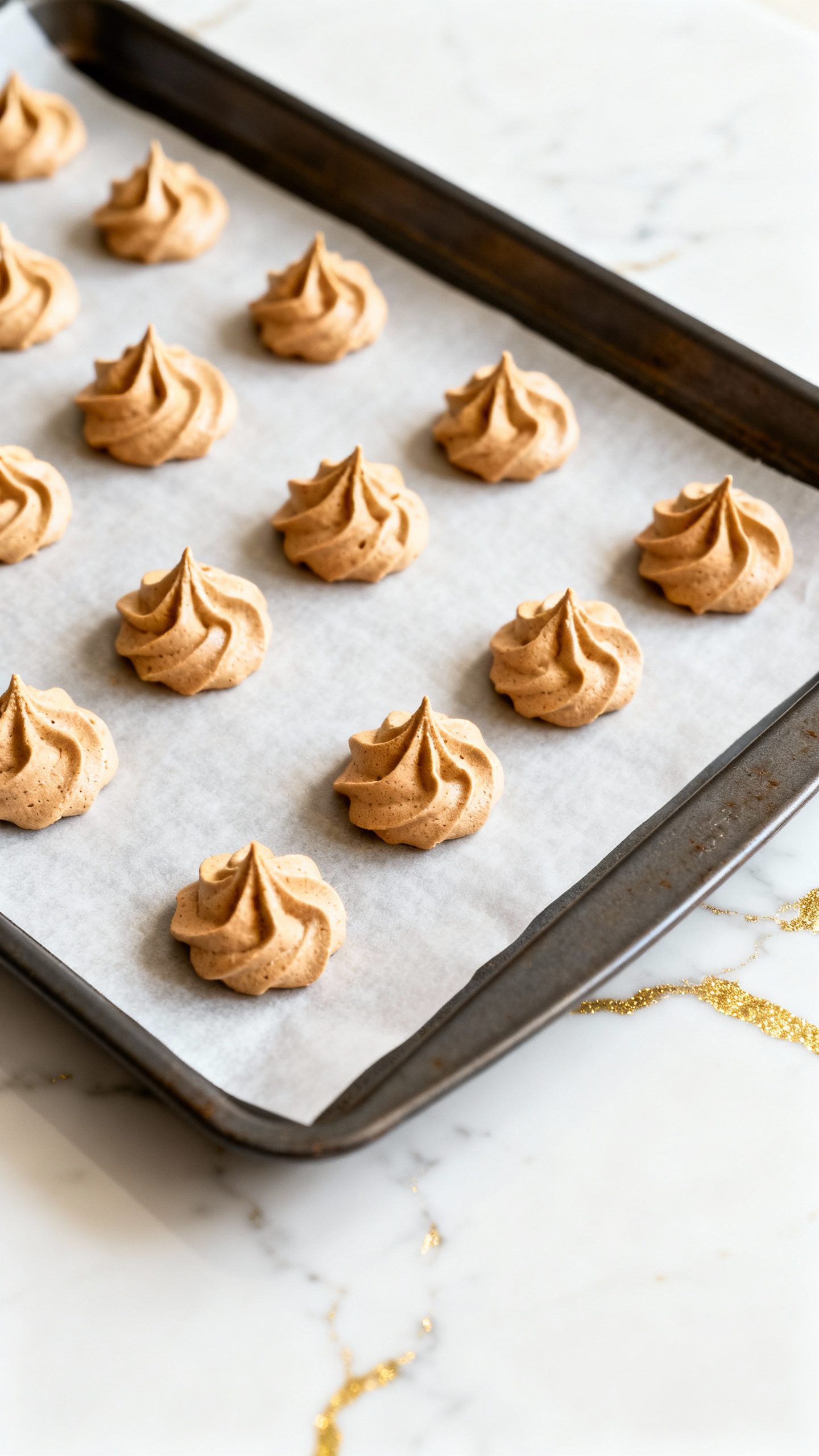 Crispy Coffee Meringues