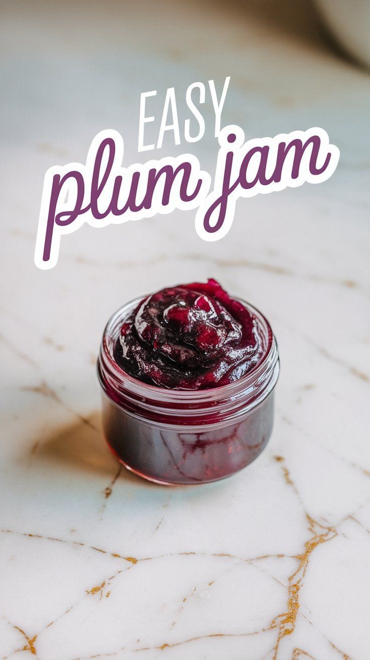 Easy Plum Jam (No Pectin!)