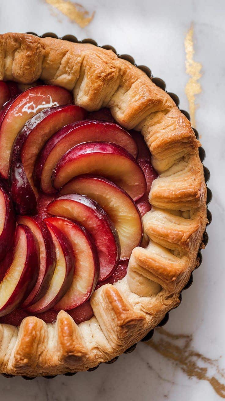 Plum and Almond Puff Pastry - Gabi Health