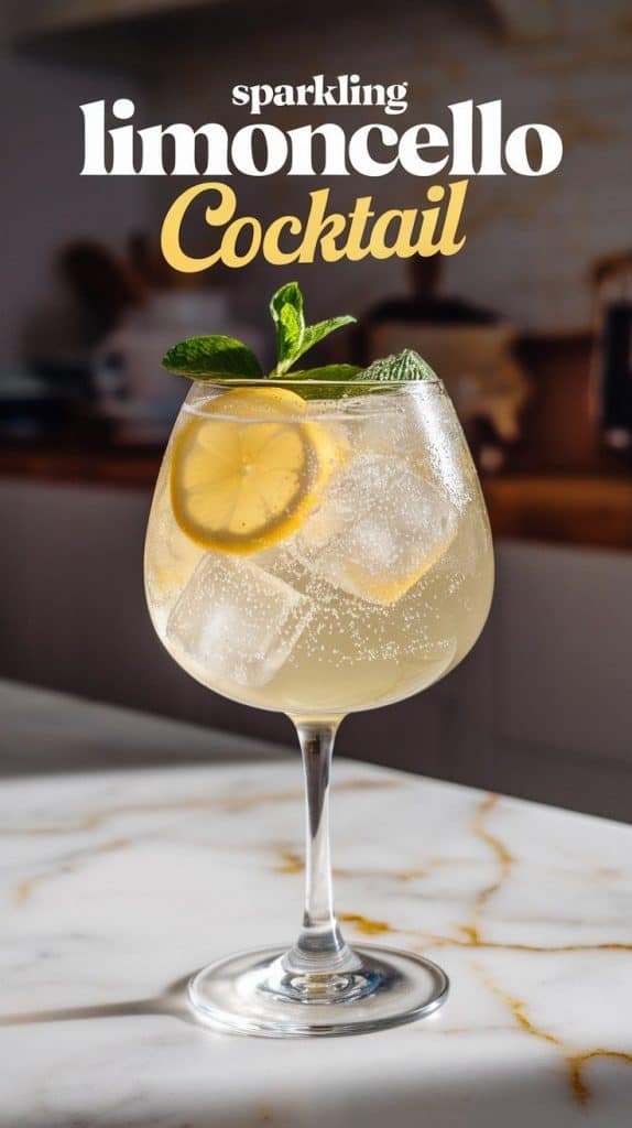 Sparkling Limoncello Cocktail