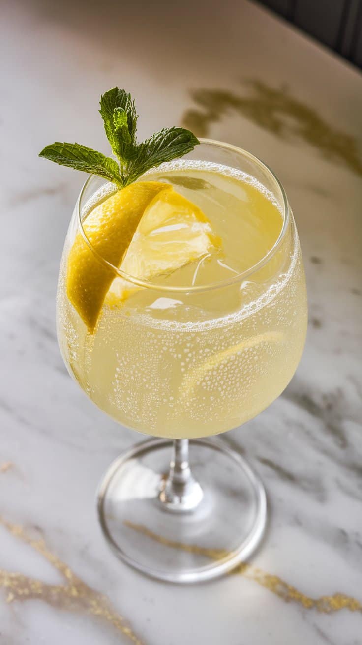 Sparkling Limoncello Cocktail