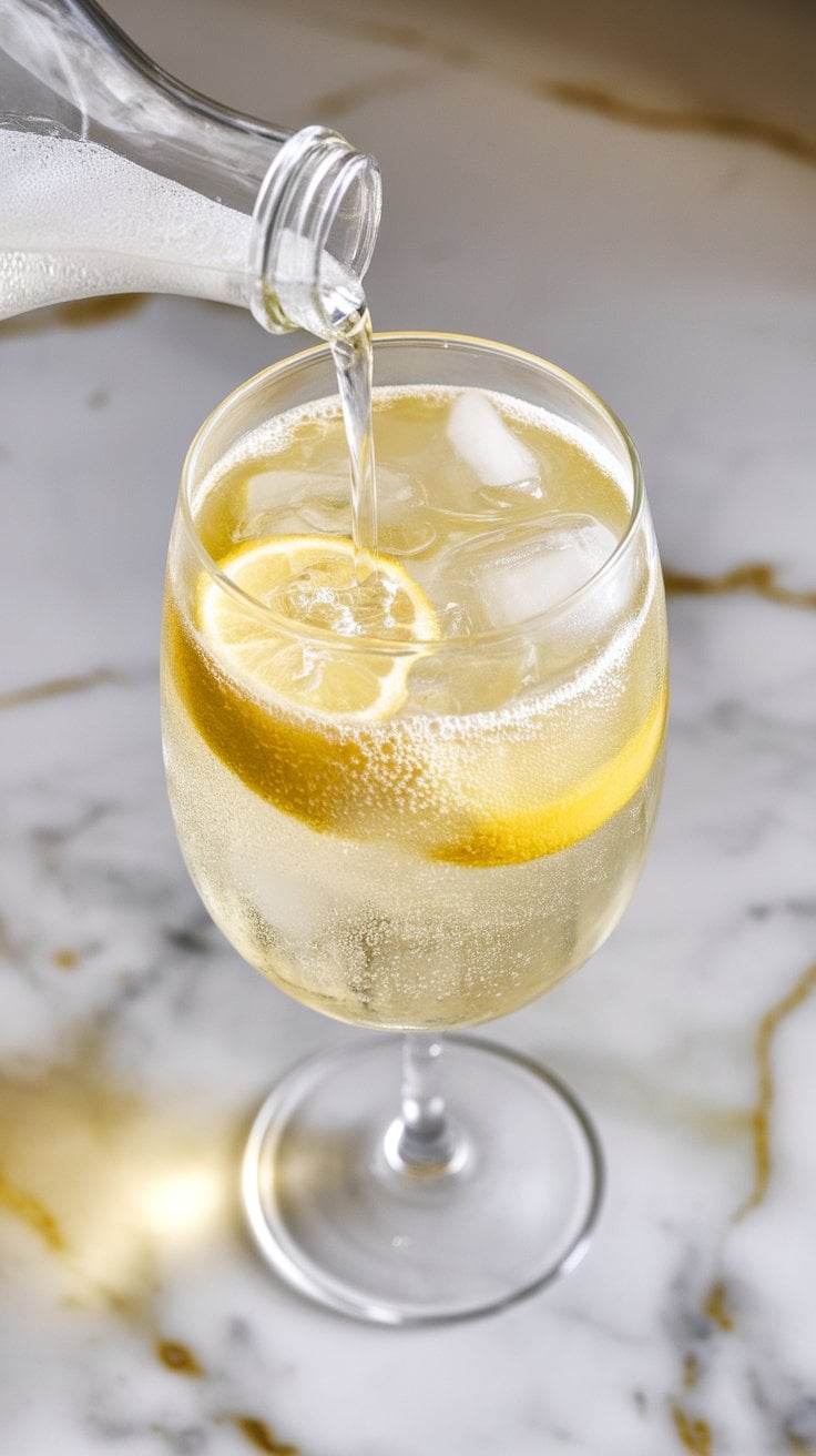 Sparkling Limoncello Cocktail
