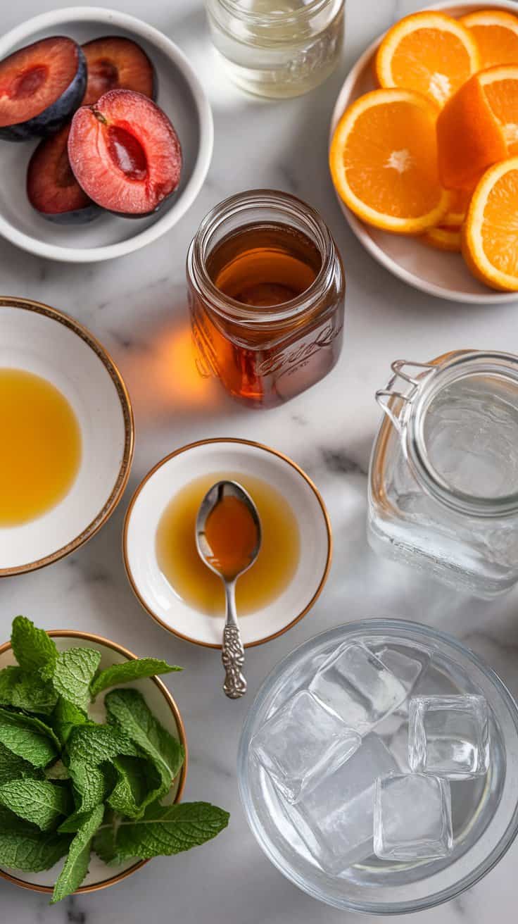 Sparkling Plum Sangria