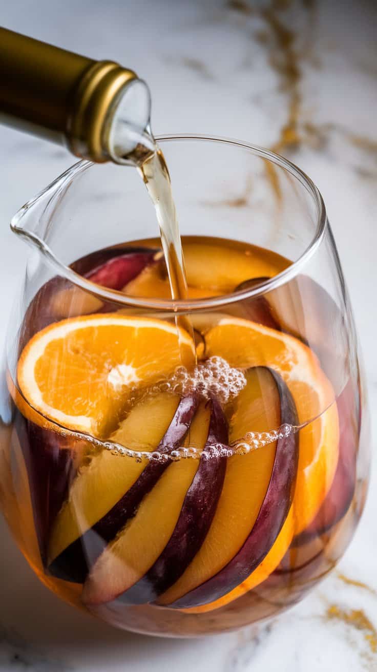 Sparkling Plum Sangria