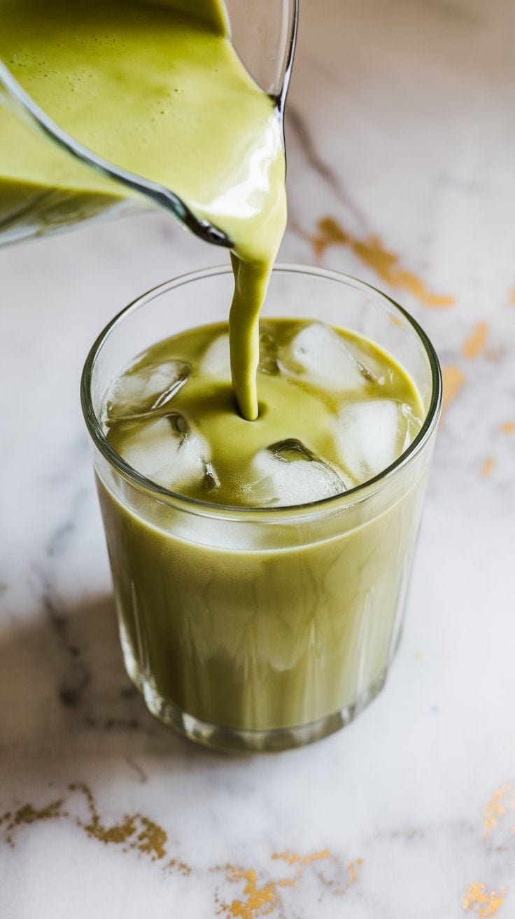 Avocado Matcha Milk Tea