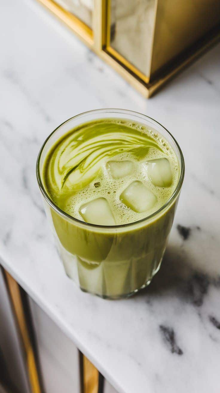 Avocado Matcha Milk Tea