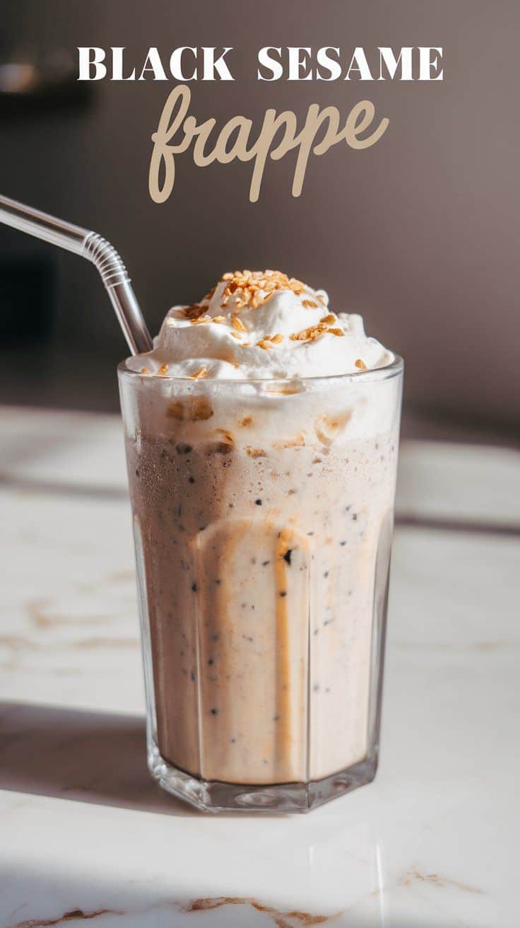 Black Sesame Frappe