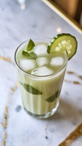 Cucumber Mint Milk Tea