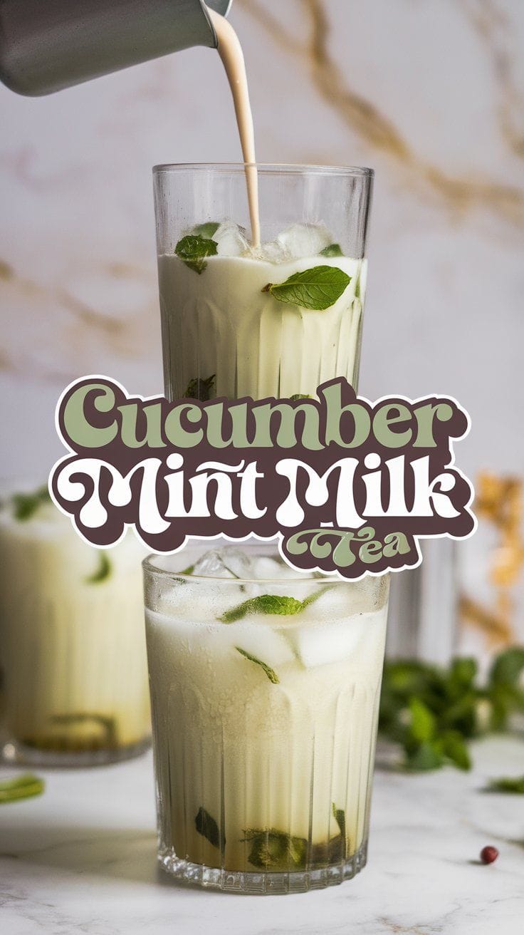 Cucumber Mint Milk Tea - Tressvibe
