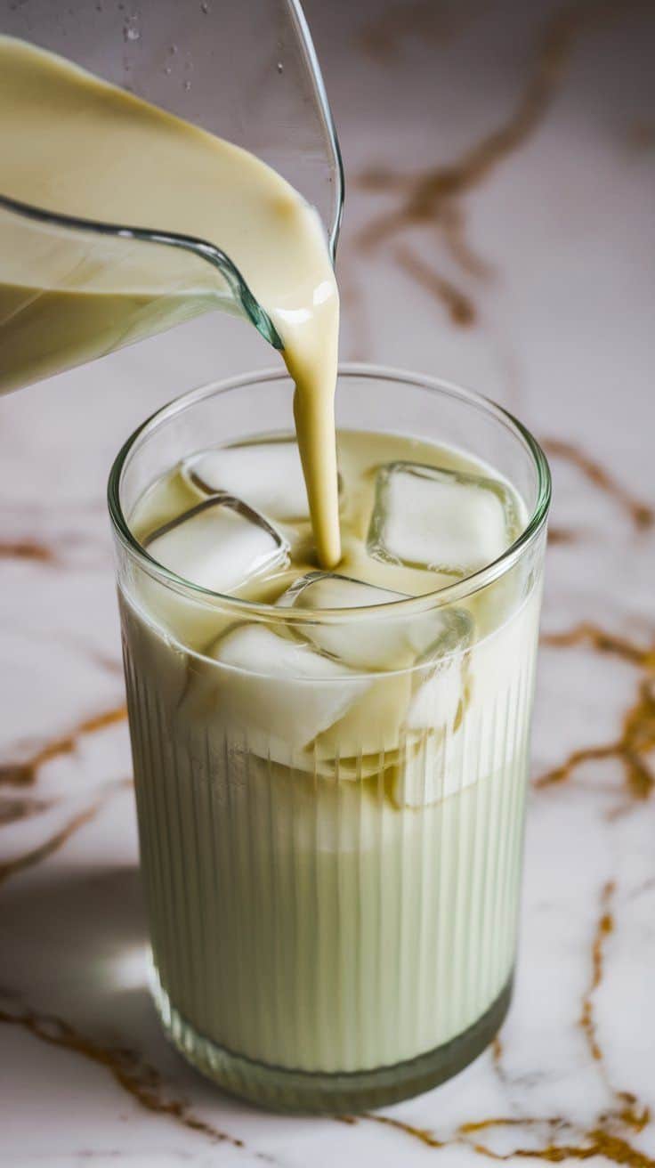 Pandan Coconut Milk Tea