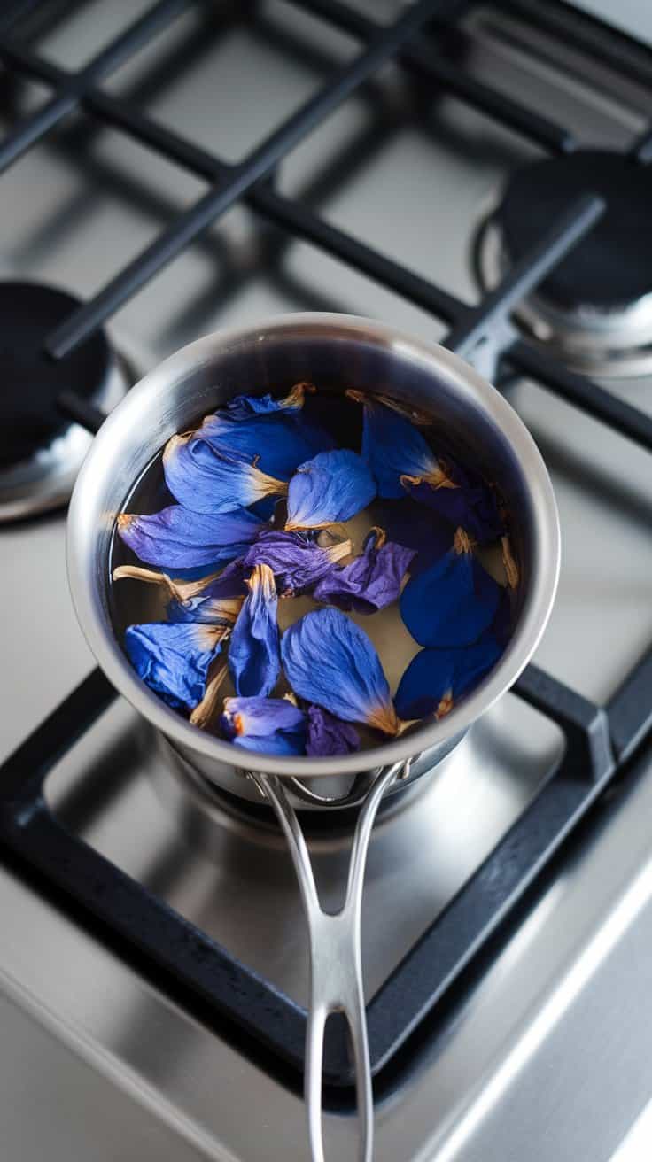 Butterfly Pea Milk Tea – Sweet, Soothing, and Magical 💜🦋