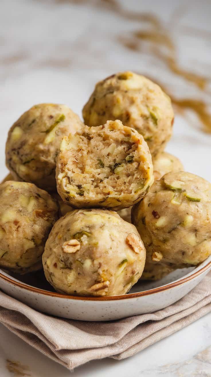 Zucchini Bread Protein Balls