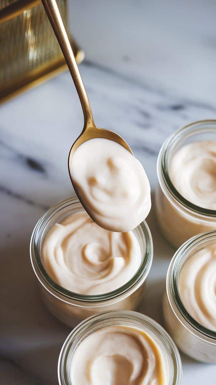 Cherry Coconut Pudding Cups - Bean Leaf Cup
