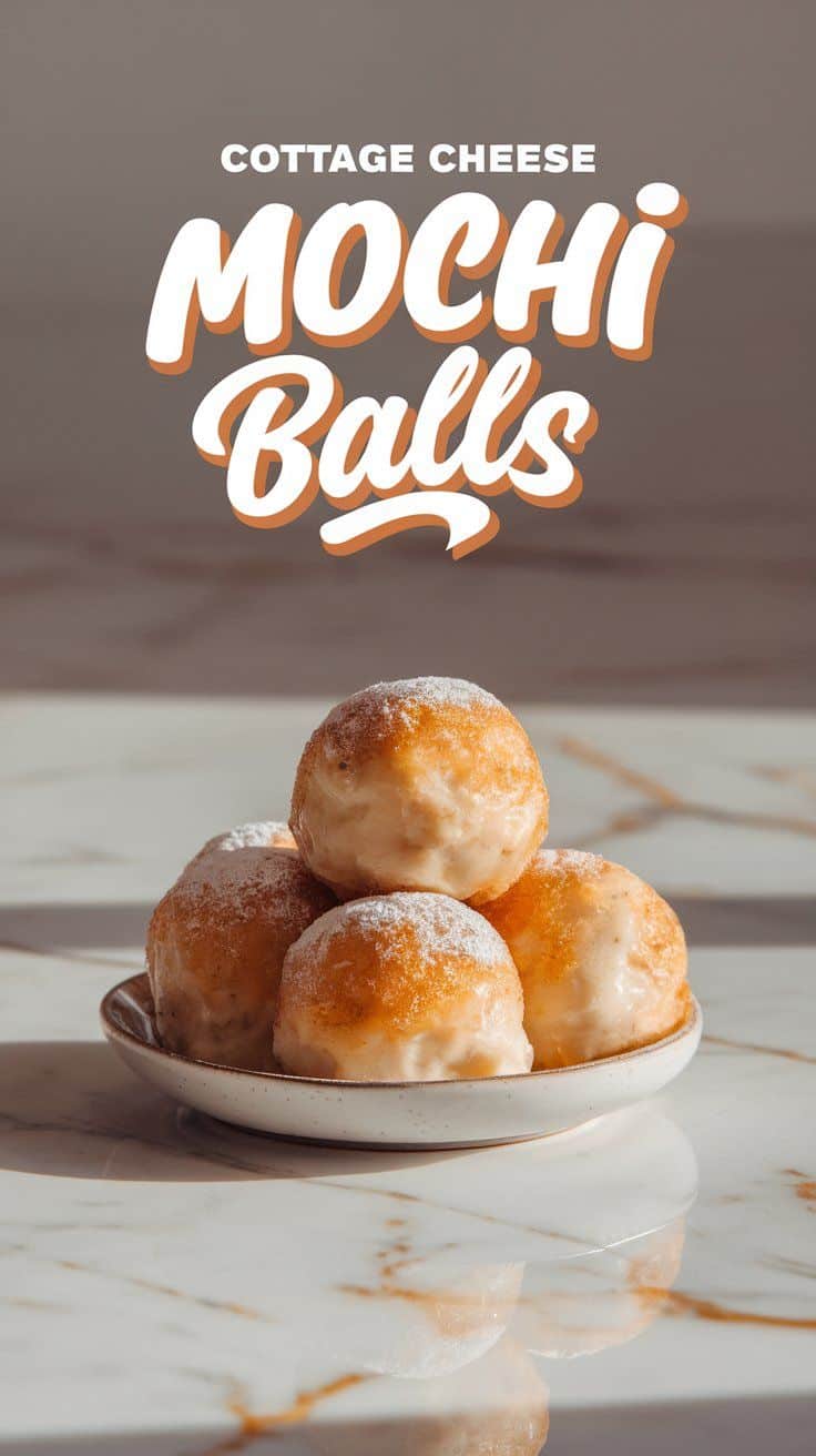 Cottage Cheese Mochi Balls