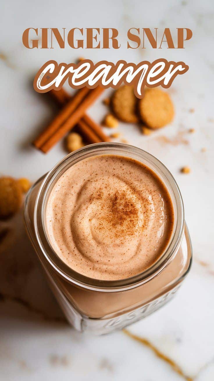 Ginger Snap Creamer – Spiced Cookie Flavor with Ginger Warmth