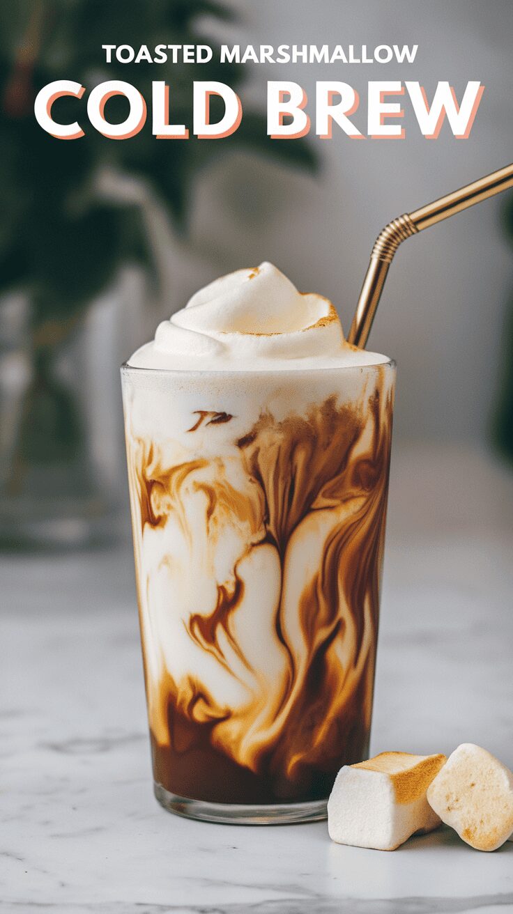 Toasted Marshmallow Cold Brew with Vanilla Cold Foam