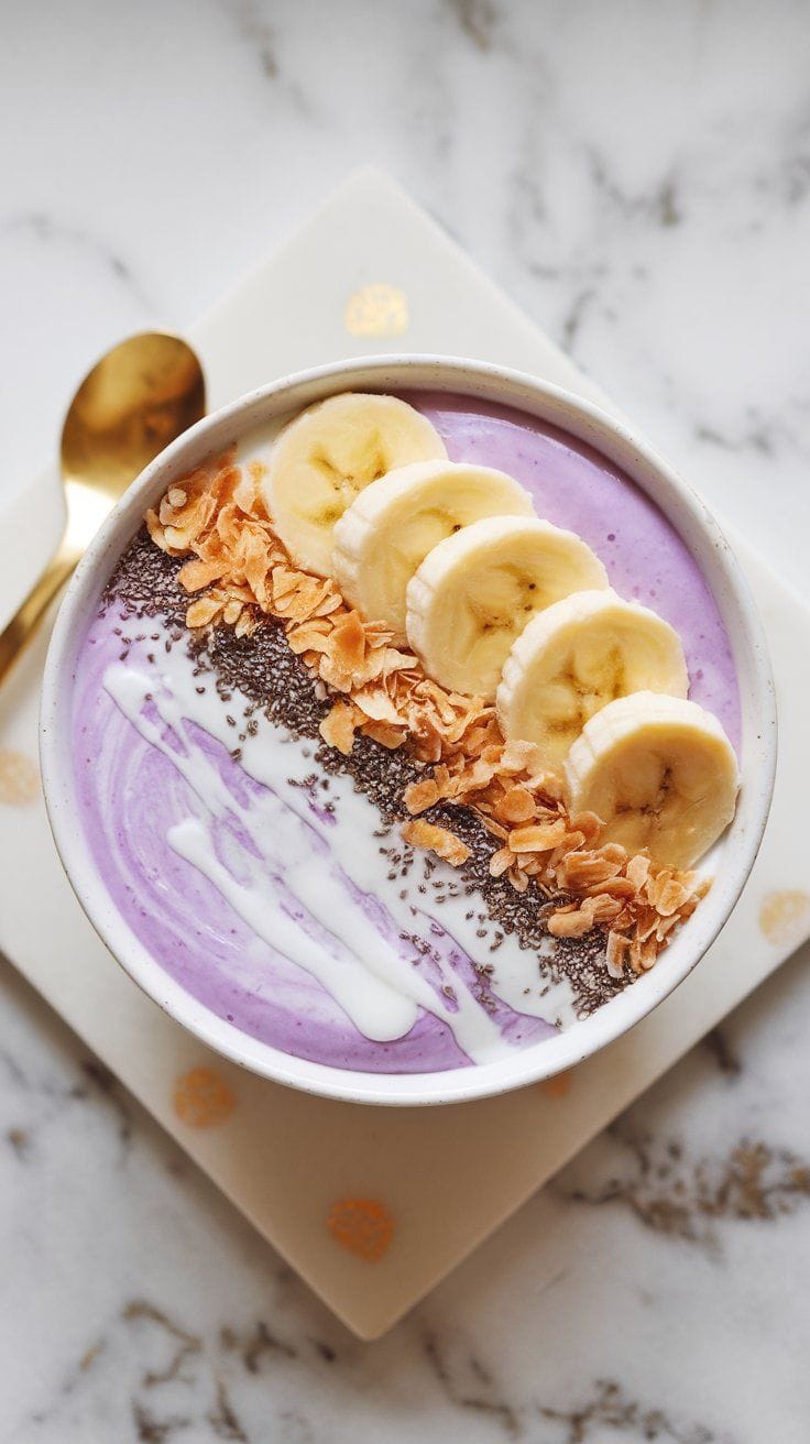 Ube Coconut Yogurt Bowl
