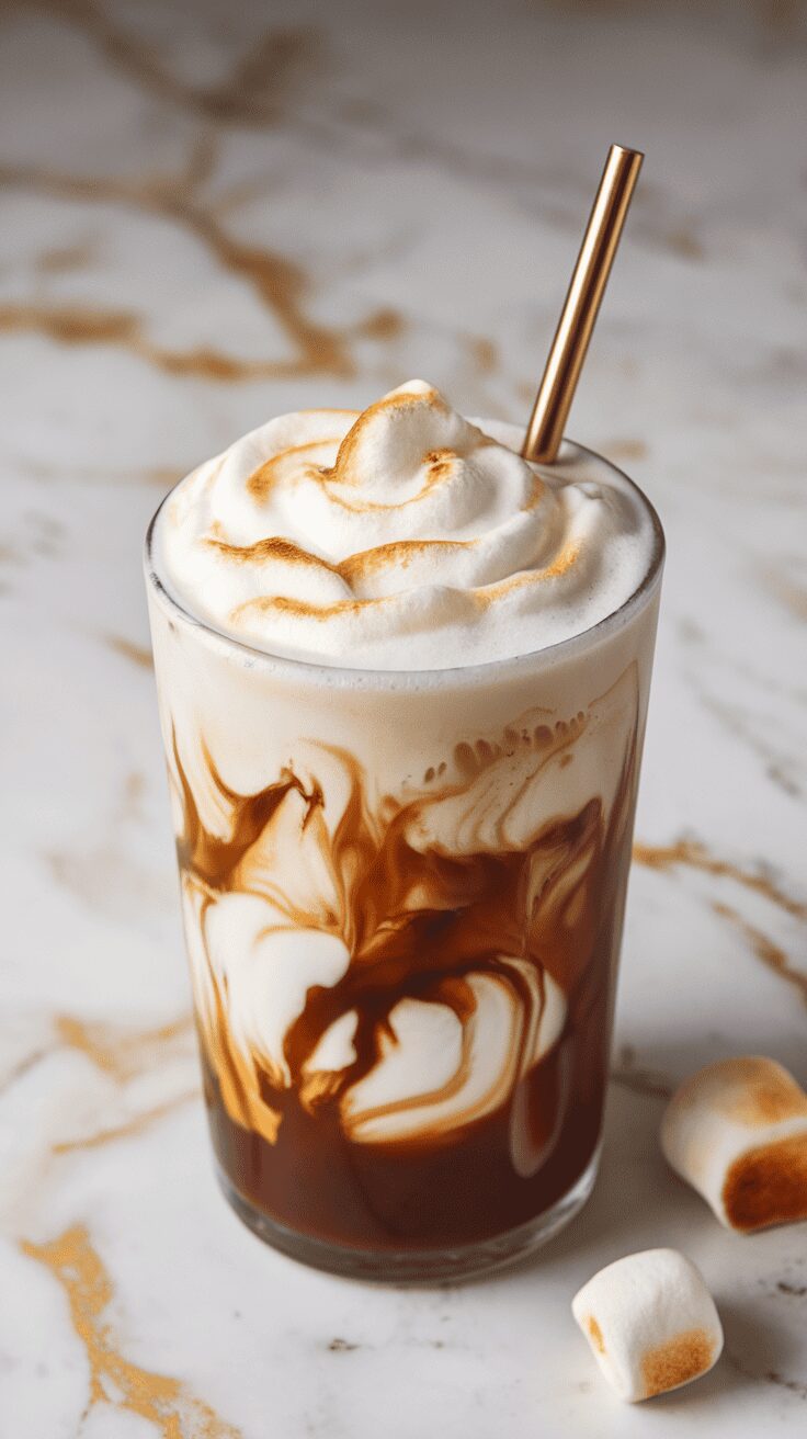 Toasted Marshmallow Cold Brew with Vanilla Cold Foam