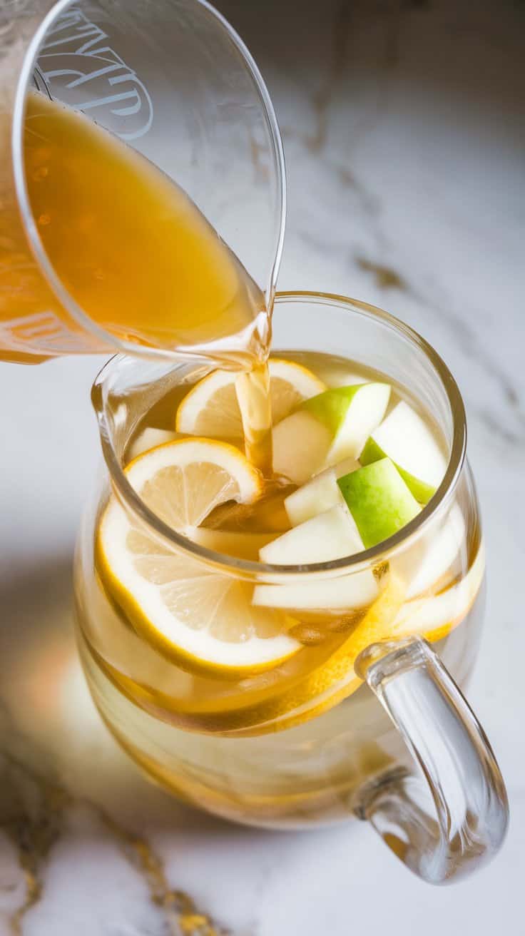 Apple Cider Sangria (Summer Style)