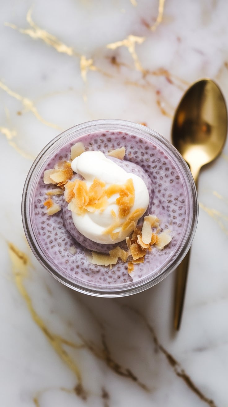 Ube Chia Seed Pudding