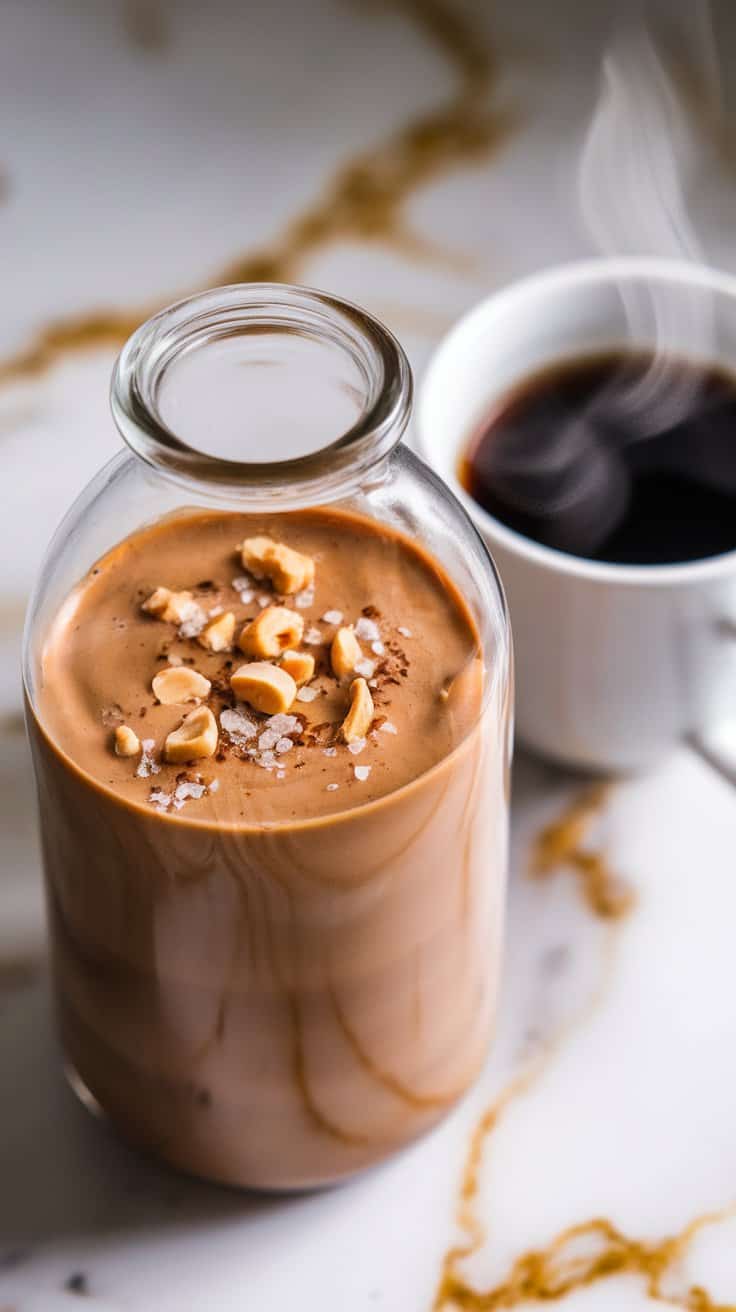 Snickers Creamer – Chocolate, Caramel & Roasted Peanut Coffee Creamer