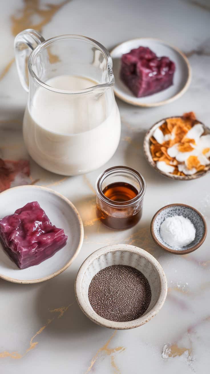 Ube Chia Seed Pudding