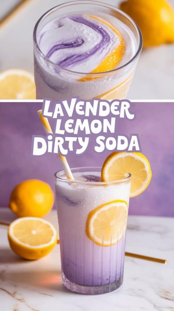 Lavender Lemon Dirty Soda