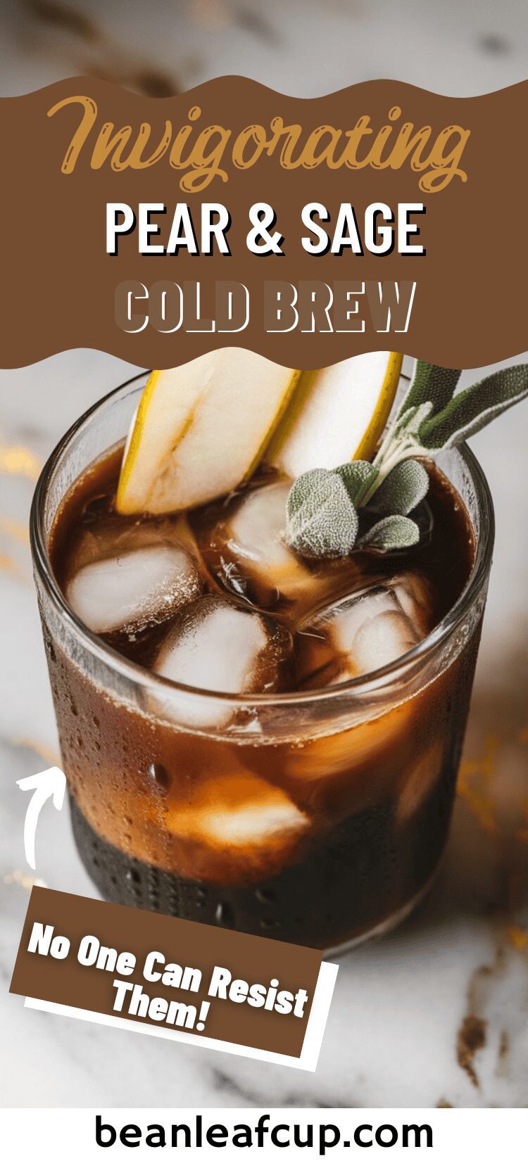 Pear & Sage Cold Brew - Bean Leaf Cup