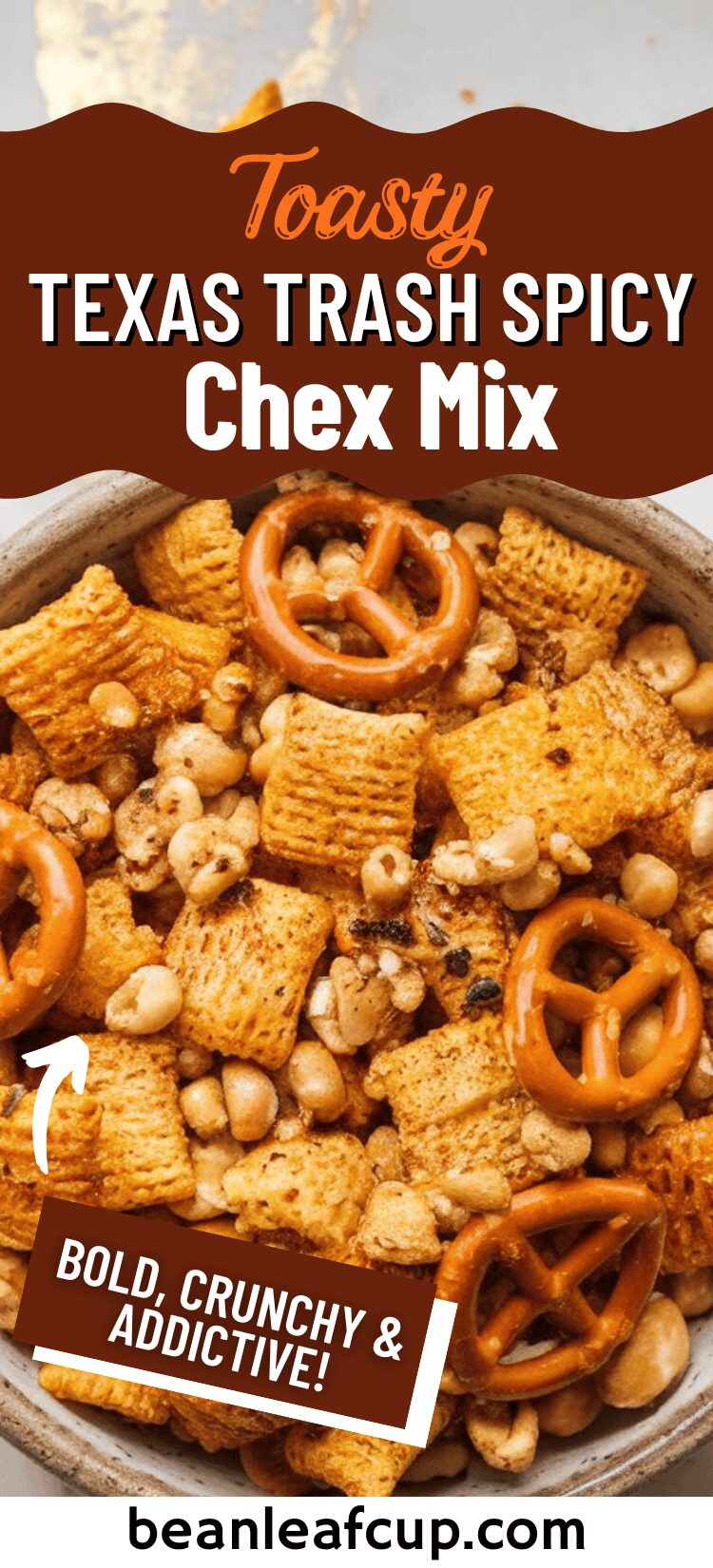 Texas Trash Spicy Chex Mix