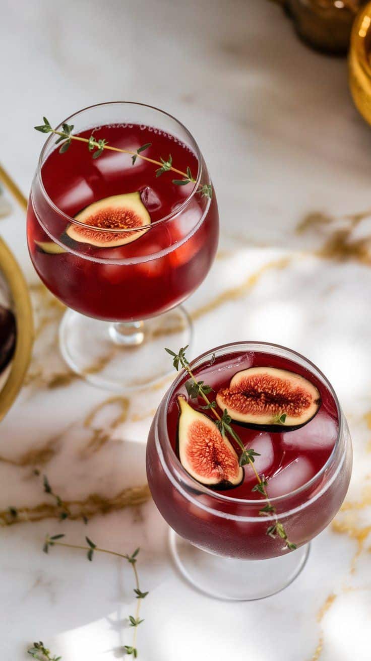 Vampire’s Fig & Thyme Punch