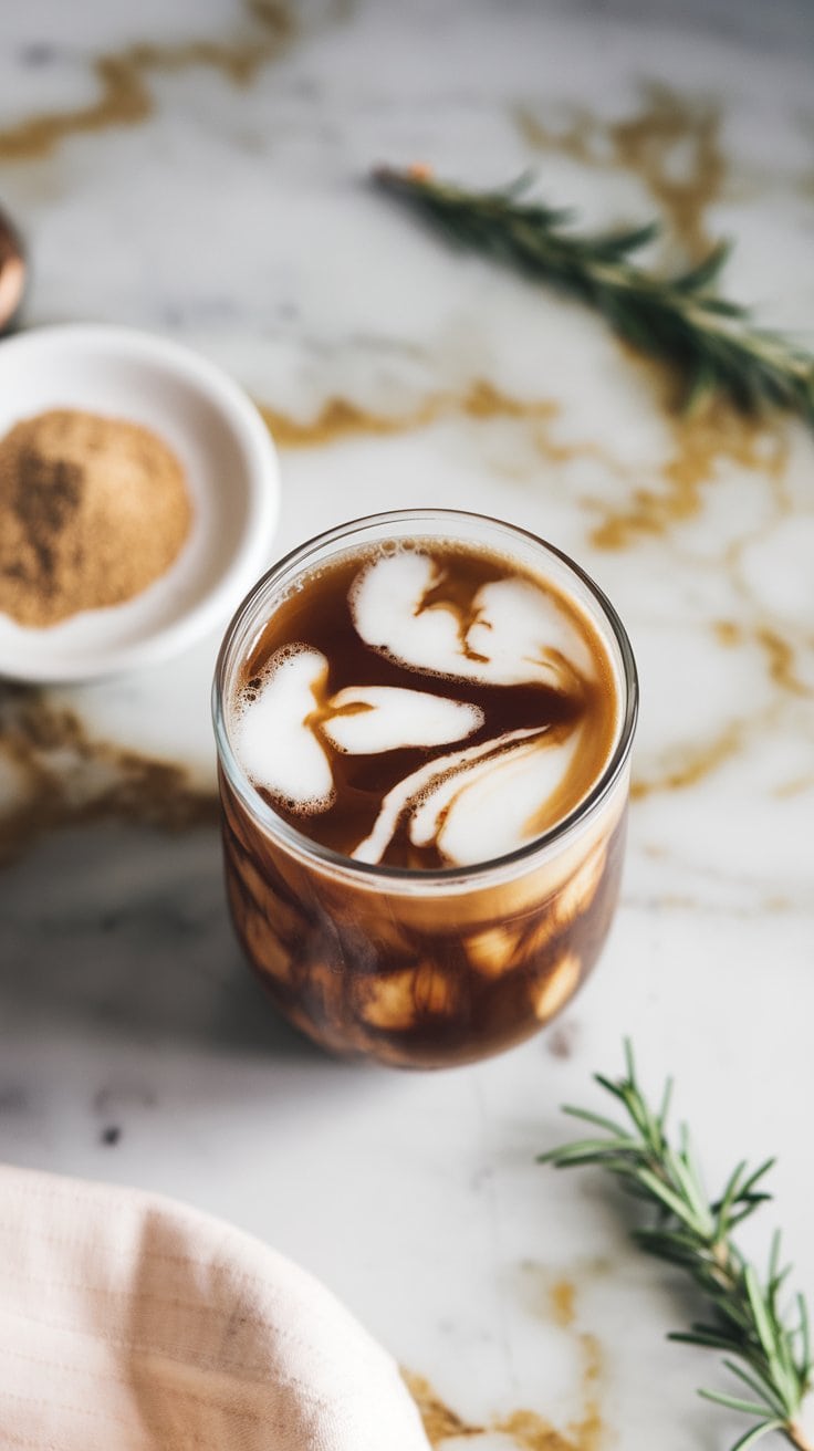 Rosemary Brown Sugar Cold Brew