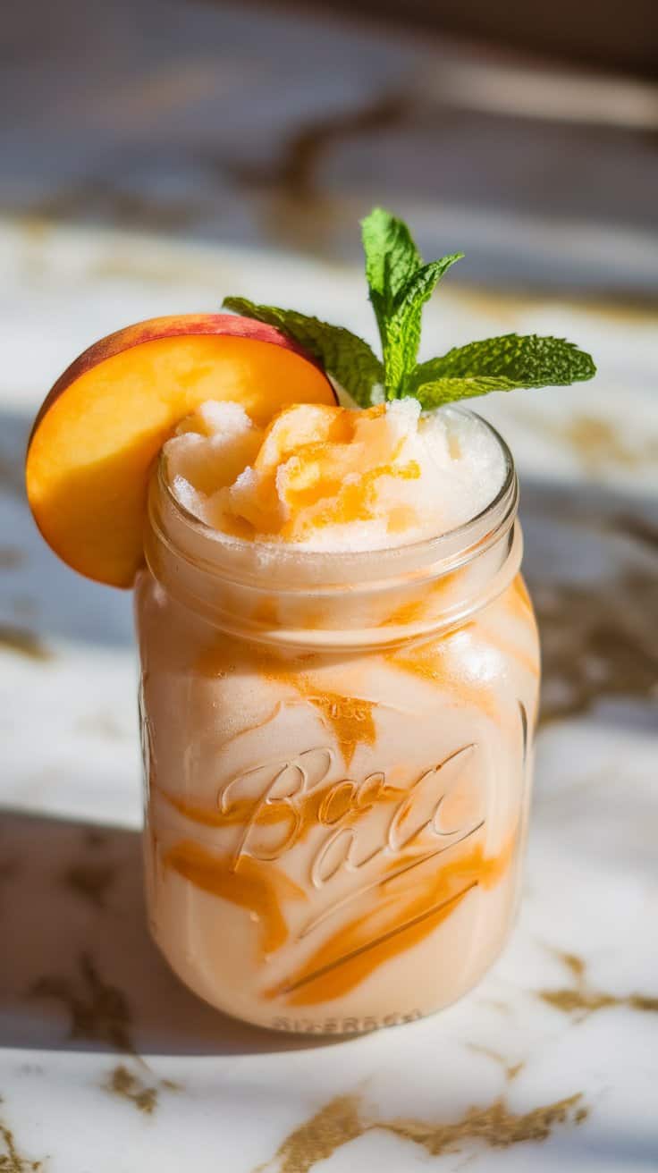 Peach Bourbon Tea Slushie – Wholesome Nest