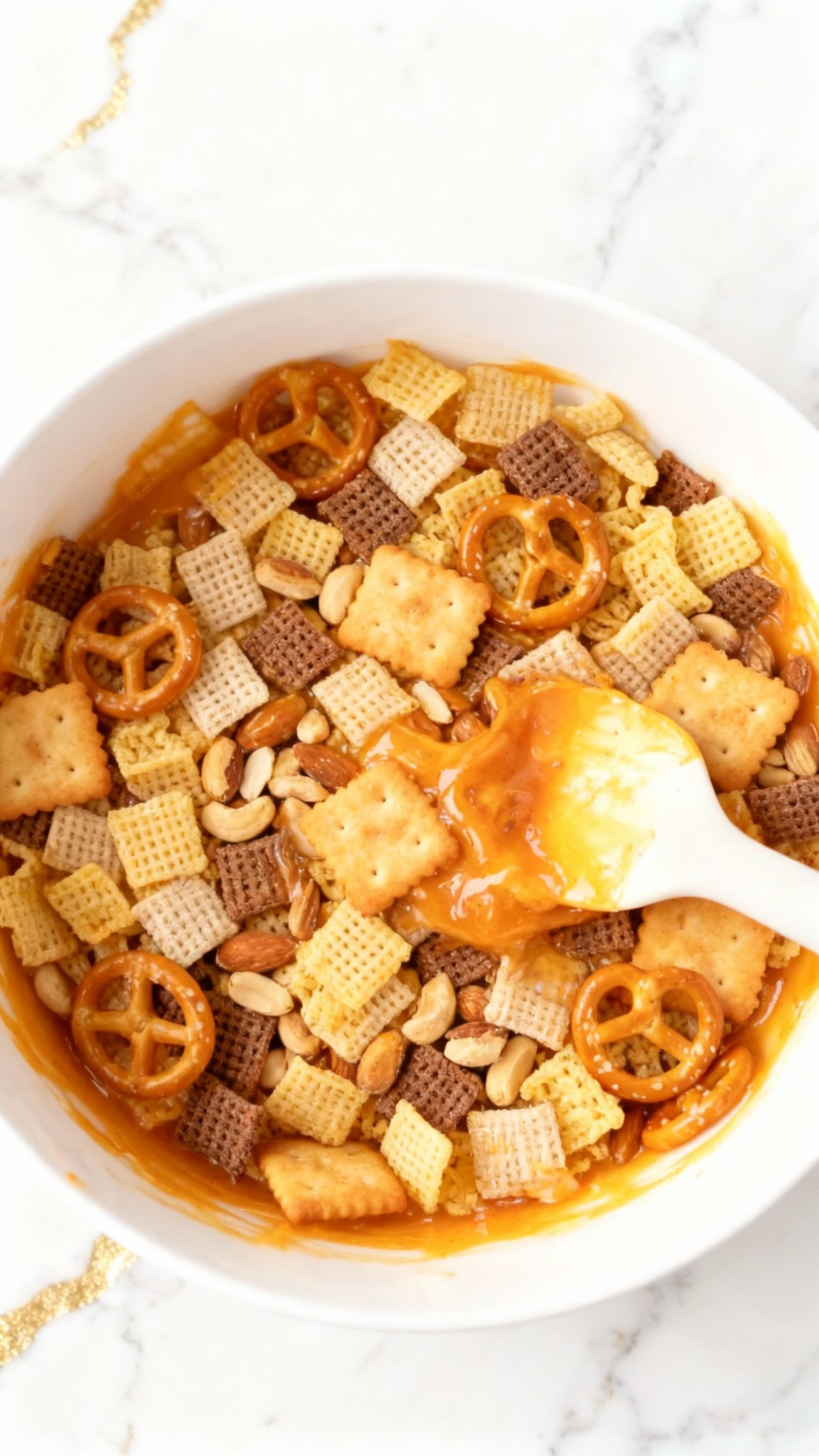 Texas Trash Spicy Chex Mix