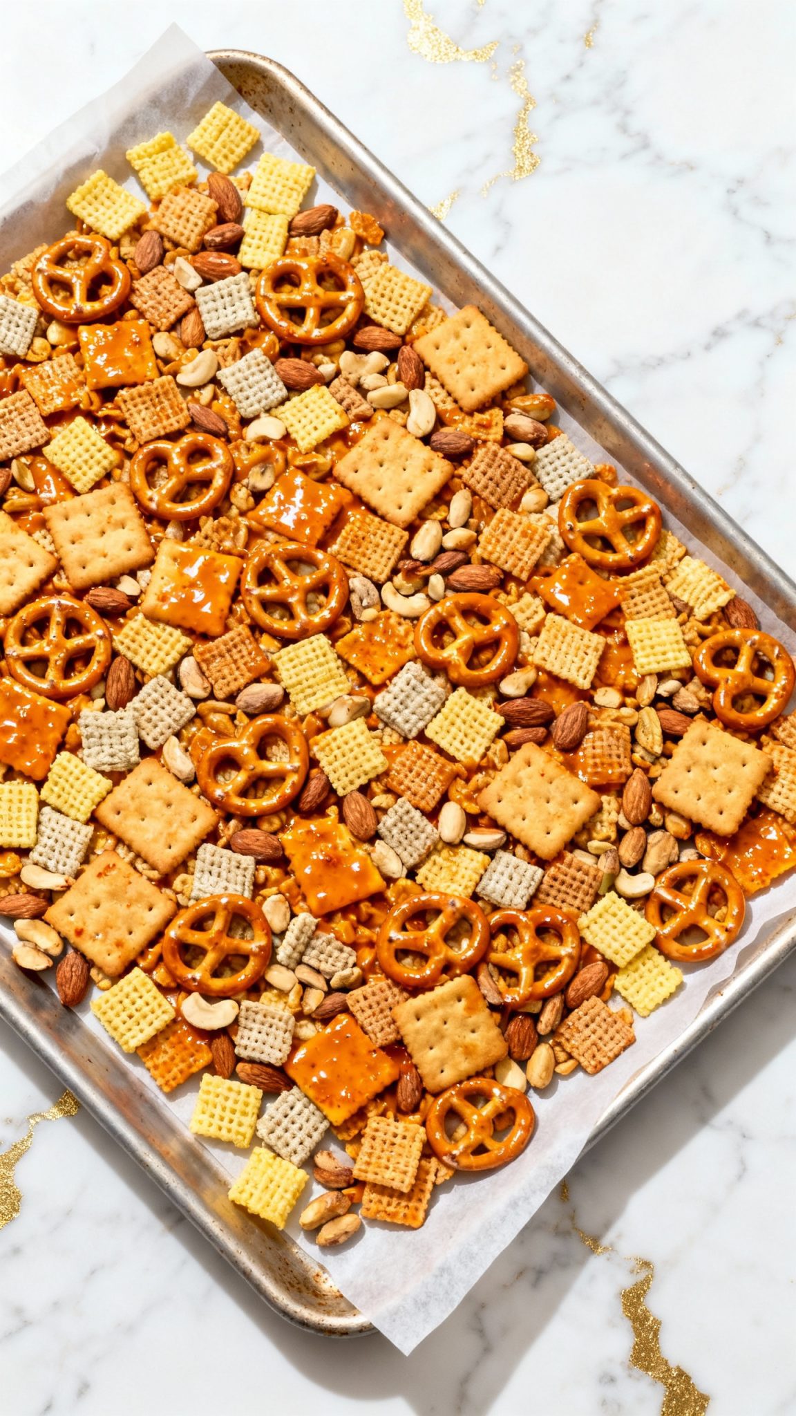Texas Trash Spicy Chex Mix