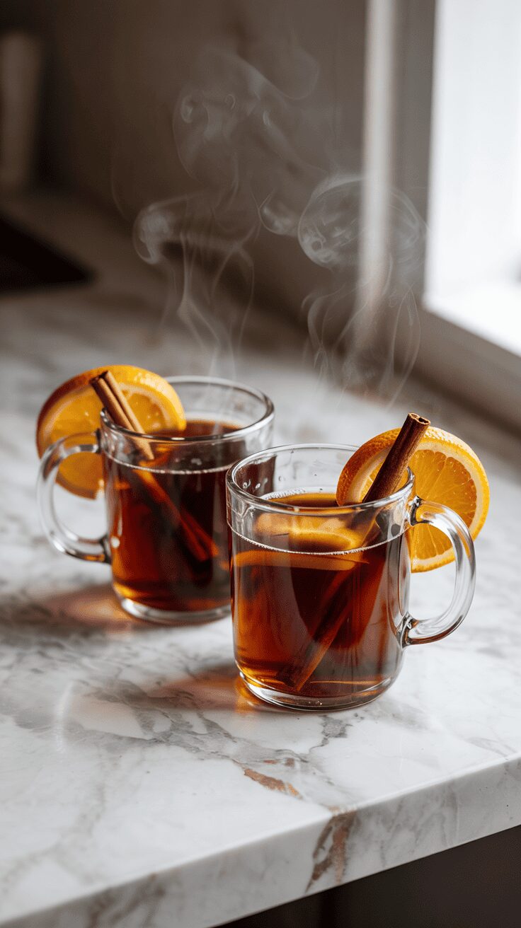 Mulled Coffee Punch - Bean Leaf Cup