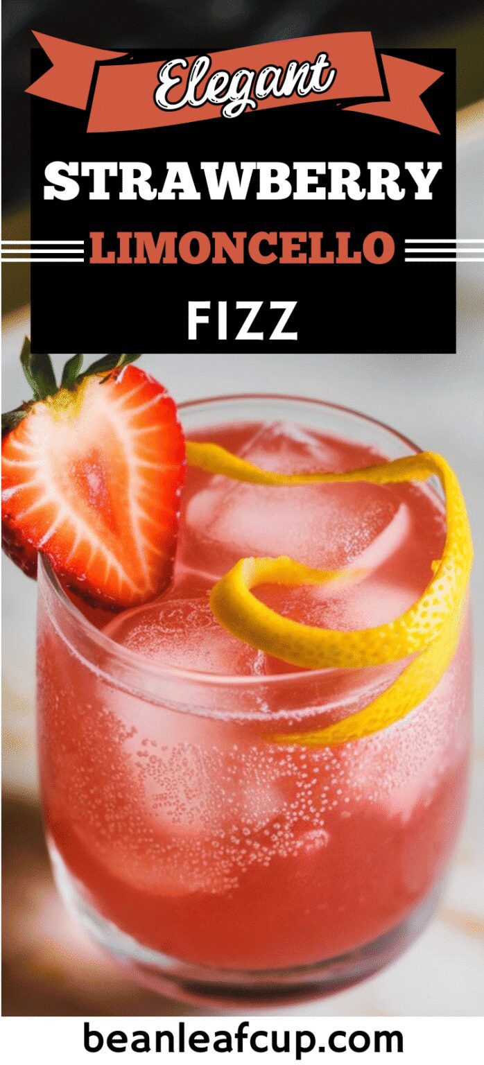 🍓 Strawberry Limoncello Fizz